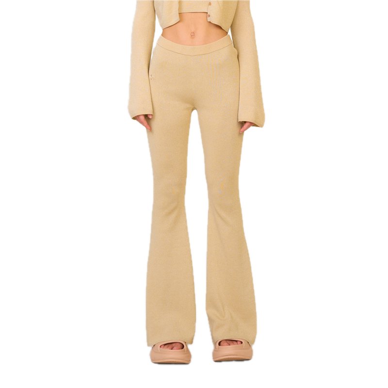 Compass Hug Sporty Knitted Flared Pants | MADAX