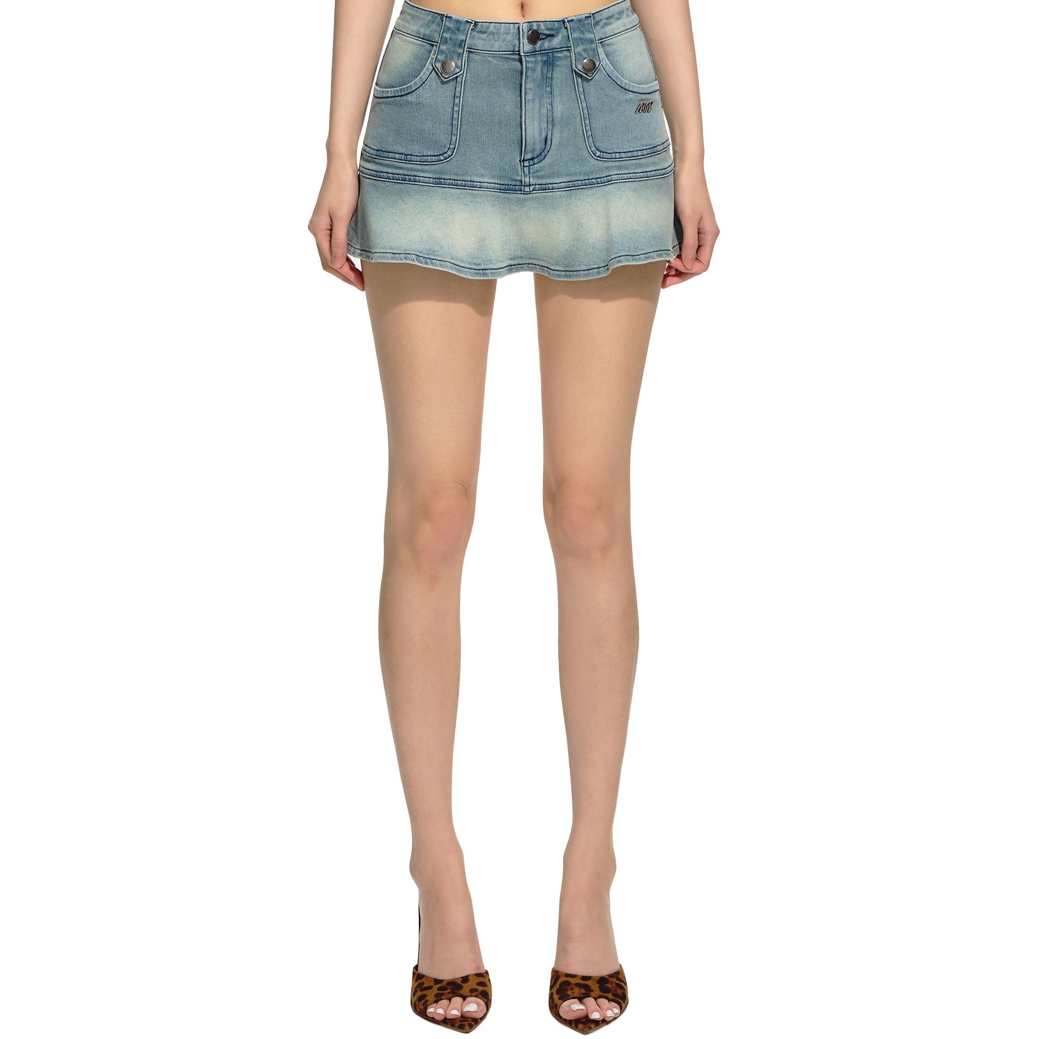 Mermaid Denim Skirt Blue | MADAX